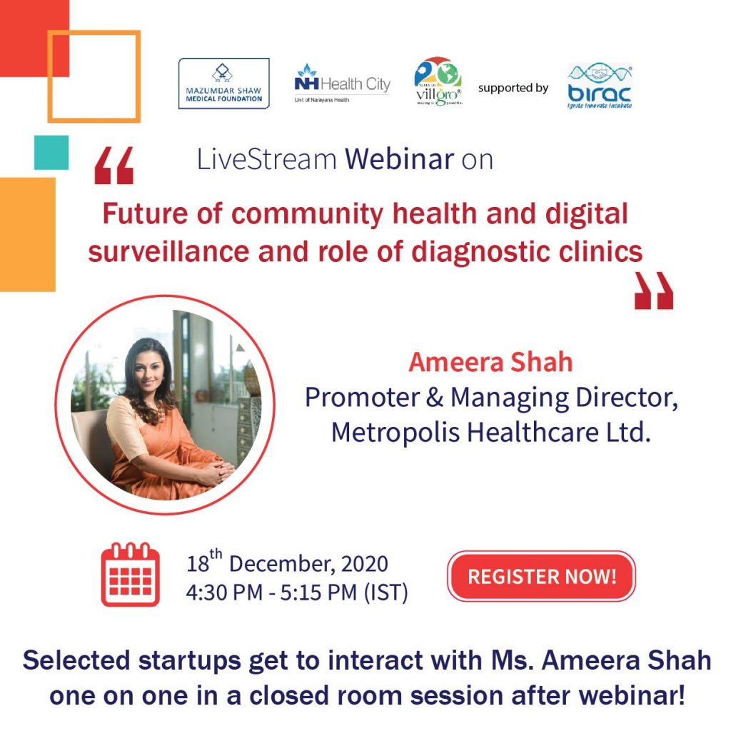 Live Stream Webinar : TBI MSMF | Hospital-Based Start-up Incubator